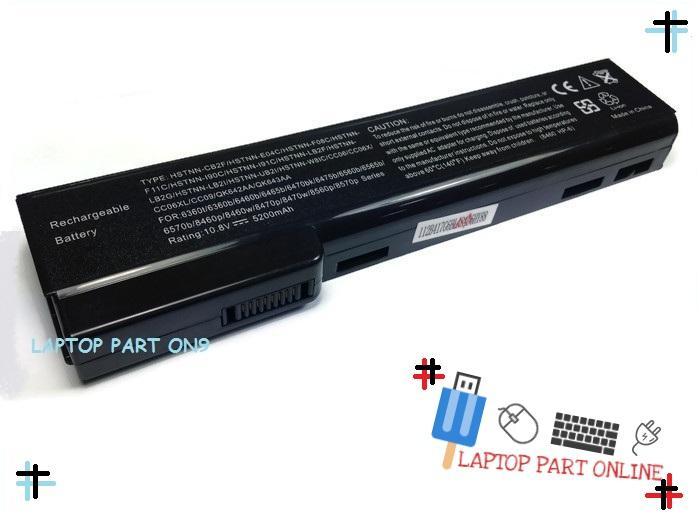 NEW HP EliteBook 8560p 8460w 8460p 8470p 8460p Laptop Battery | Lazada