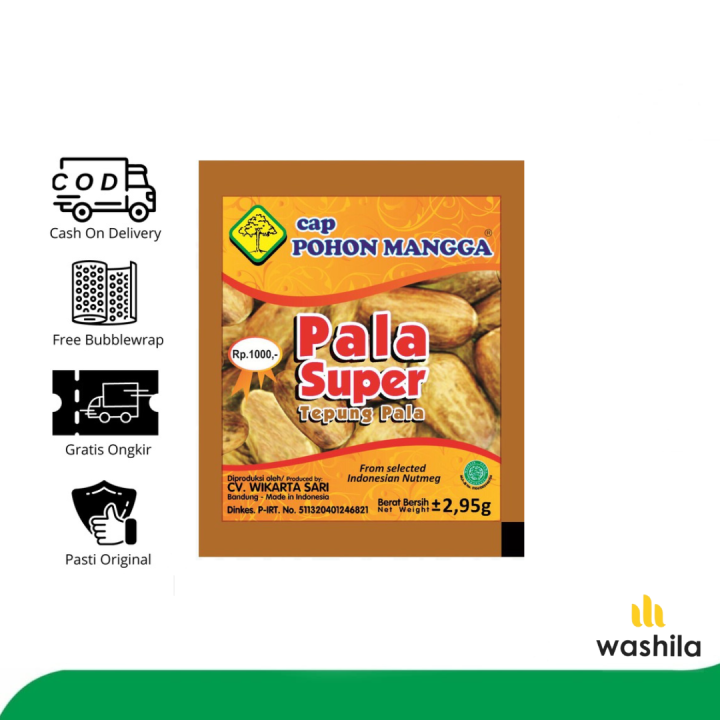 Bumbu Bubuk PALA Super Nutmeg Powder - Kemasan 1 Renceng 14 Sachet ...