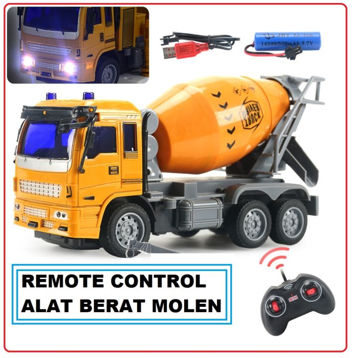 TOKO LUCKY START - MAINAN ANAK EDUKASI REMOTE CONTROL ALAT BERAT TRUCK ...