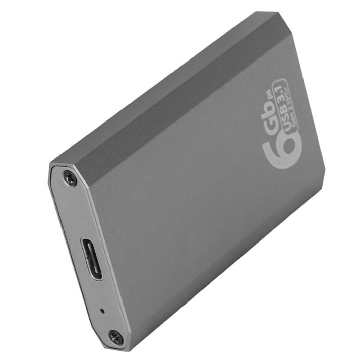 MSATA Internal SSD 6Gbps External Hard Drive Enclosure for MSATA ...