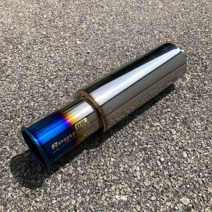 Regu 06 Titanium Biru Stainless Steel Ekzos Muffler tabung Belakang ...