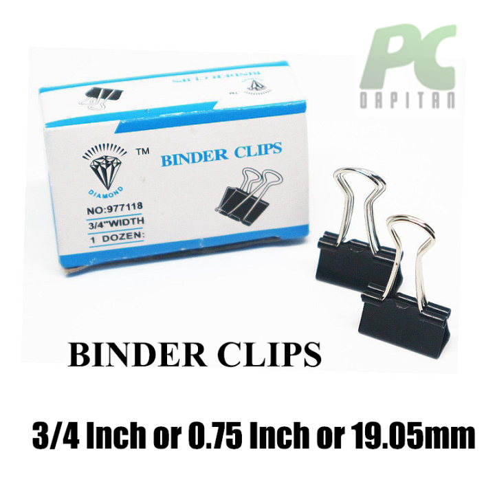 BINDER CLIPS 3/4 INCH [12 PIECES/BOX] | Lazada PH