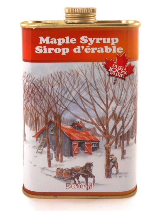 Maple Syrup Sirop d'erable Tin Canada (Canada Imported) 500ml. ทิน ...