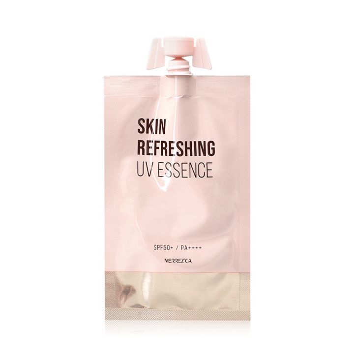 เอสเซนส์ กันแดดเนื้อน้ำ Merrezca Skin Refreshing UV Essence SPF50+PA ...