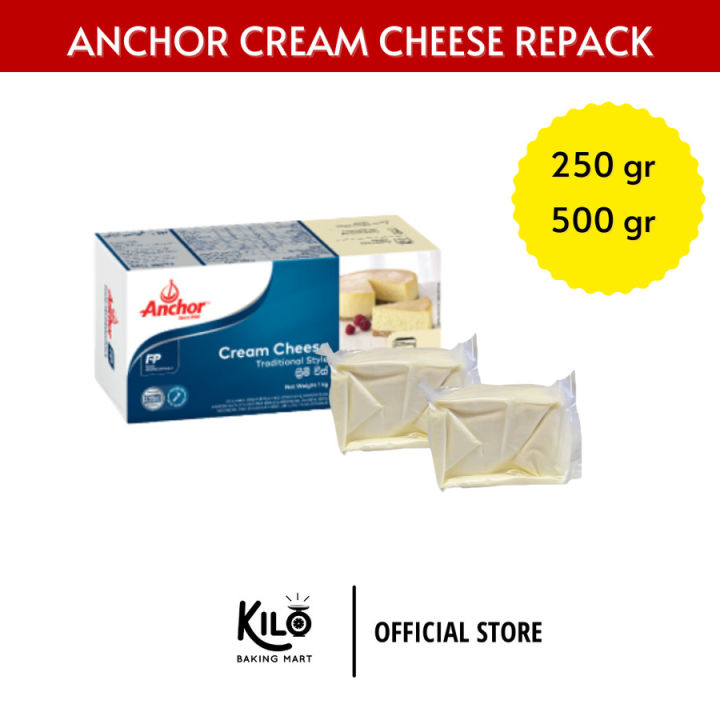 Anchor Krim Keju Anchor Cream Cheese Repack 250gr - 500Gr | Lazada ...