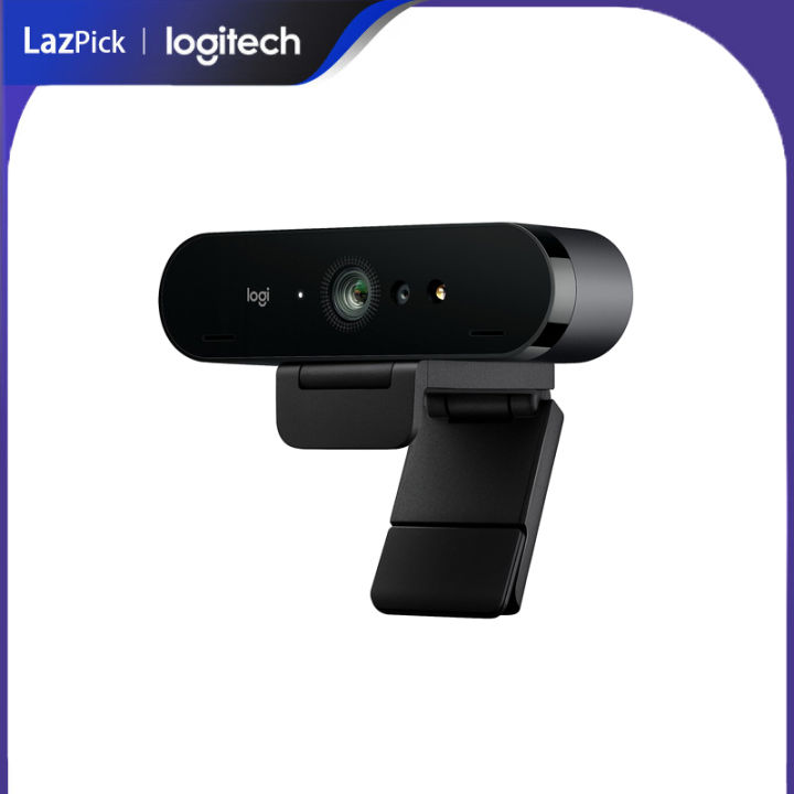 Logitech BRIO C1000e 4K Ultra HD 1080p Webcam Built-in-microphone Wide ...