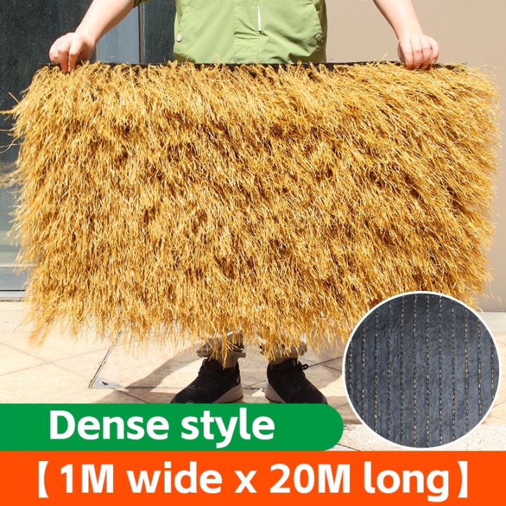 Artificial Straw Roll for Bar Hut，Synthetic Thatch Grass Roof，Patio ...