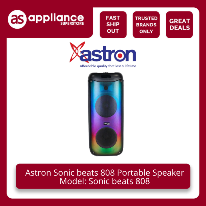 Astron Sonic beats 808 Portable Speaker | Lazada PH
