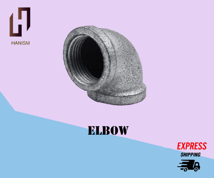 HANISM MECH GI FITTINGS S-40 ELBOW 1/2, 3/4, 1, 1 1/4, 1 1/2, 2, 2 1/2 ...
