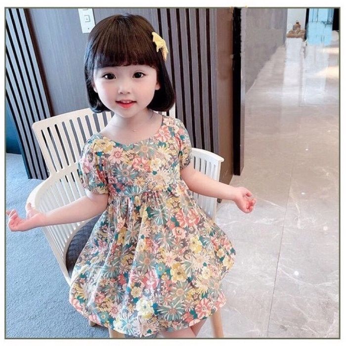 (8-20kg) Váy bé gái QATE877 - Đầm bé gái chất liệu thô lụa siêu mềm mát TB229 | Lazada.vn