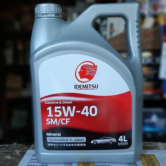 OLI IDEMITSU SAE 15W-40 API SM/CF ISI 4 LITER | Lazada Indonesia