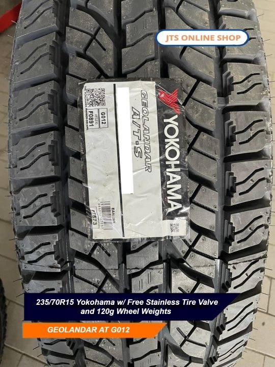 1pc YOKOHAMA 235/70R15 G012 GEOLANDAR A/T Car Tires | Lazada PH