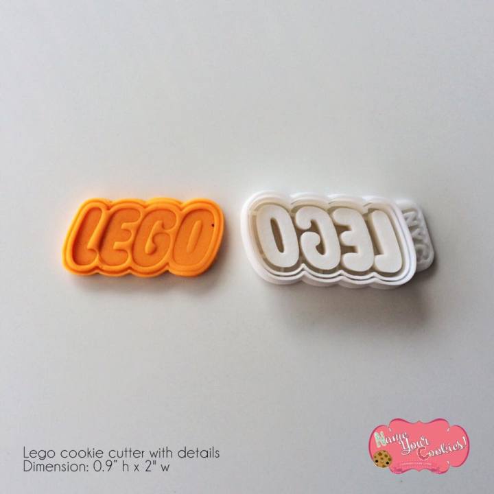 LEGO LOGO INSPIRED COOKIE CUTTER OR FONDANT CUTTER | Lazada PH