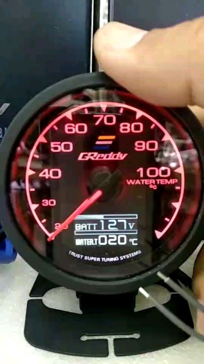 เกจวัดความร้อน Greddy 2 in 1 สามารถวัด watertemp. และ volt ได้ พร้อมข้อ ...