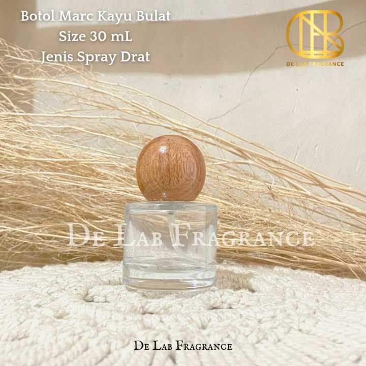 botol parfum marc kayu bulat ukuran 30ml spray drat | Lazada Indonesia