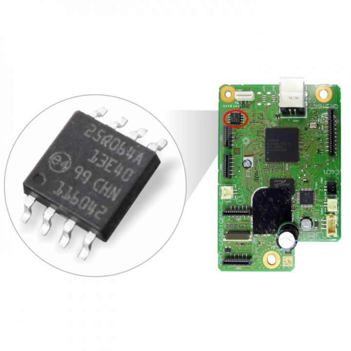 IC Eprom Printer Epson L405 25Q064 IC Eeprom Epson L405 IC Counter L405 Resetter Epson L405 ...