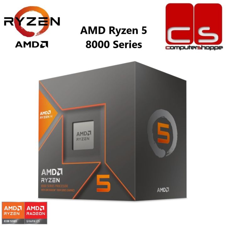 AMD Ryzen 5 8000 Series 6 Cores 12 Threads Desktop Processor - 8500G ...