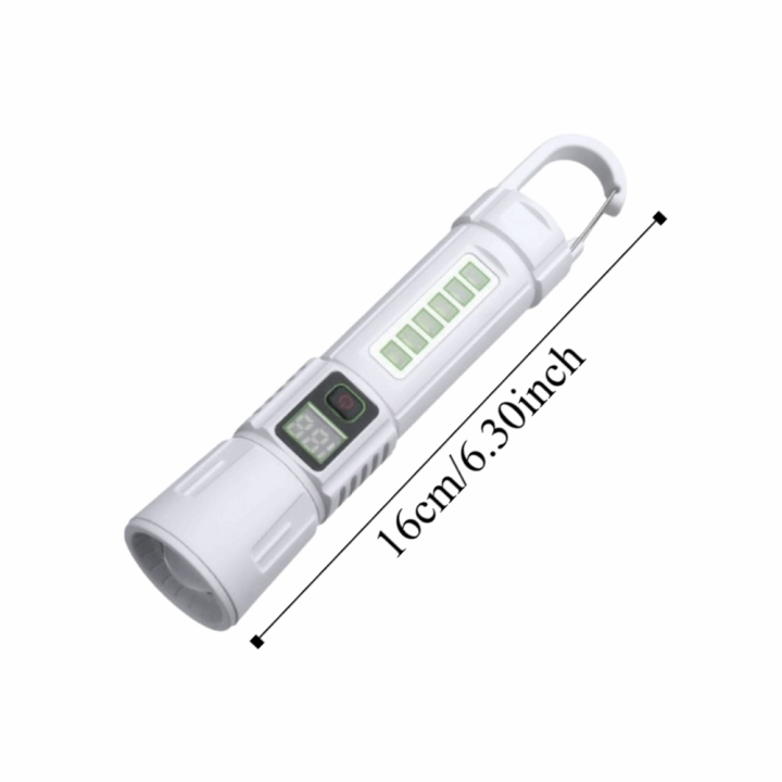 CROSSTIME Móc di động Đèn pin có thể phóng to Đèn cảnh báo đỏ xanh ...