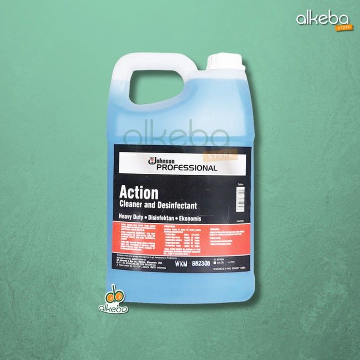 Action Cleaner and Desinfectant Heavy duty Johnson Galon 4 Liter ...
