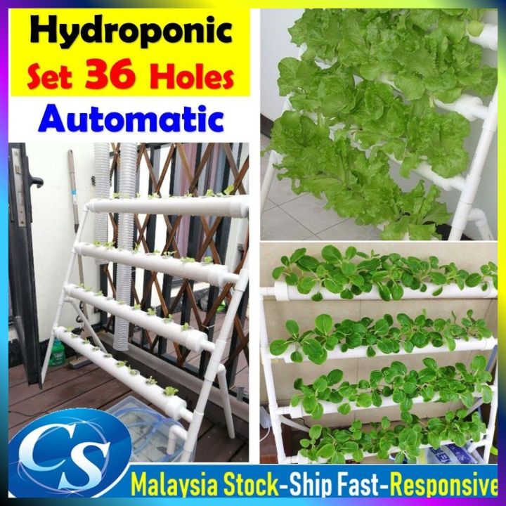CSMall : Automatic Hydroponic Hydroponics Set 36 Holes Vegetable ...