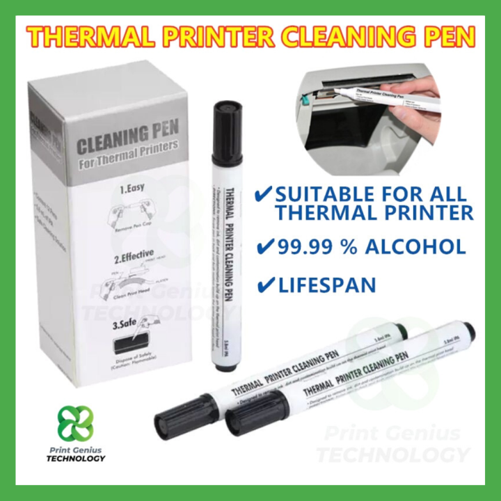 Ready Stock Thermal Printer Printhead Cleaning Pen 99.99% Alcohol Pen ...