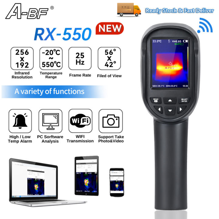 A-BF Infrared Thermal Imager RX-550=HT-C6 256*192 Pixels WIFI ...