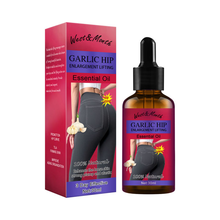 West Month Garlic Hip Enlargement Lifting Essential Oil Lift Up Butt