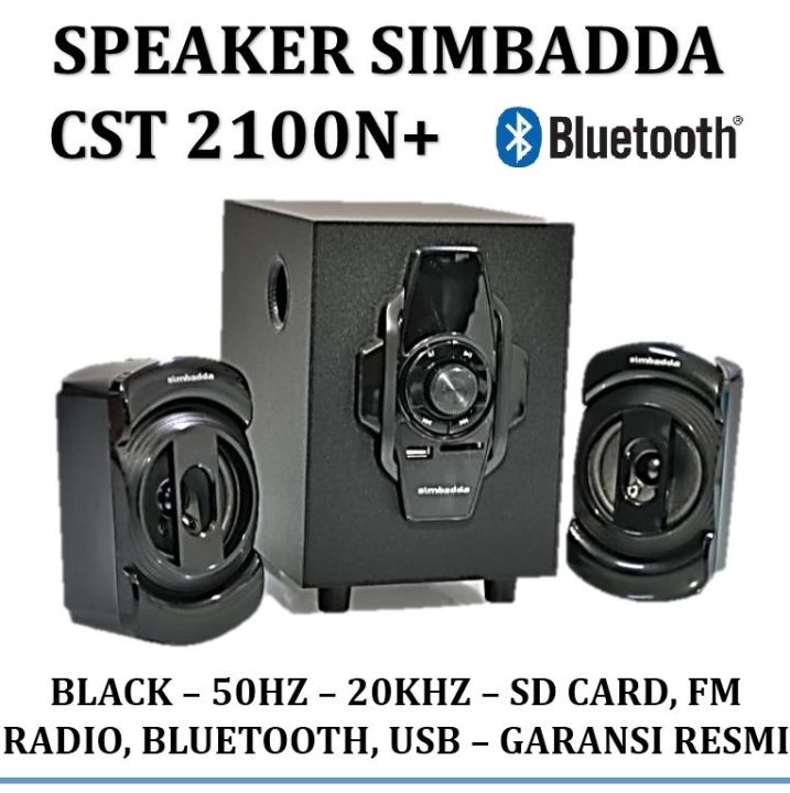 Speaker Simbadda CST 2100N+ Bluetooth, FM Radio, USB | Lazada Indonesia