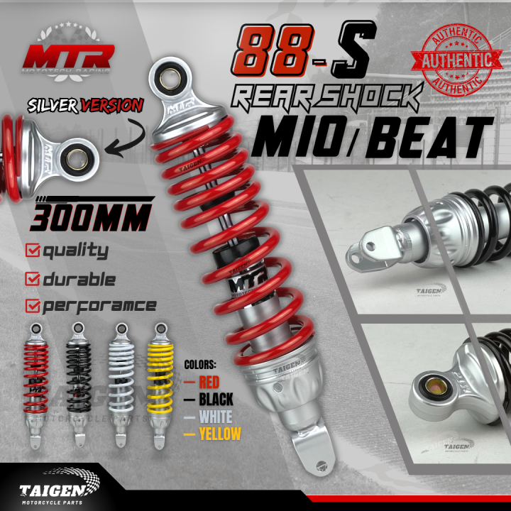 MTR Silver A2 Series Mio Beat Click 300mm Rear Shock | Lazada PH