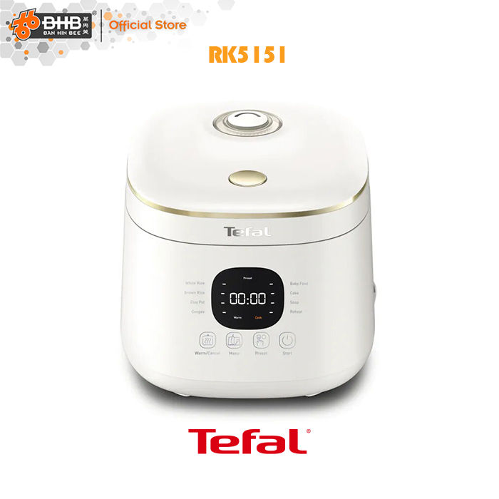 Tefal 0.7L Mini Fuzzy Mate Rice Cooker - RK5151 | Lazada