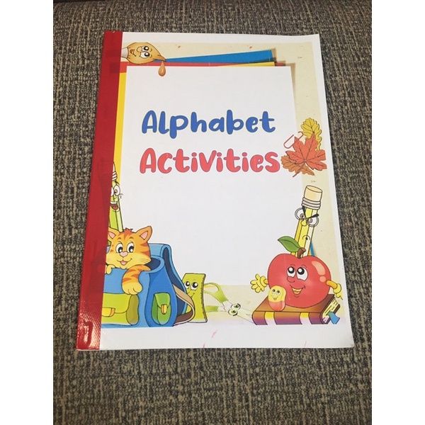 nursery workbook 41 pages preschool workbook starter - alphabet ...