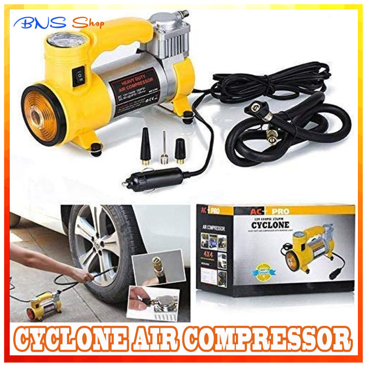 Heavy Duty Air Compressor w/ Bright Flash Light AC-PRO CYCLONE 150PSI ...