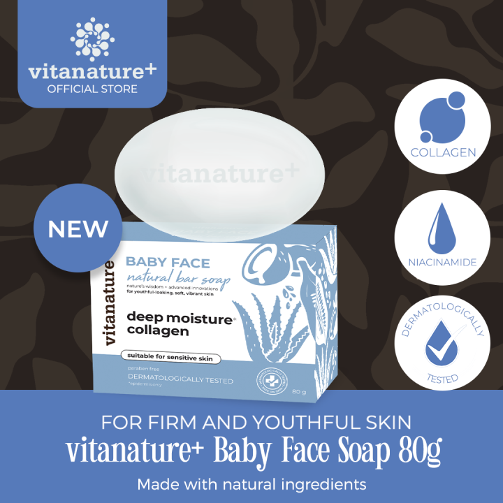 [35% OFF Feb 19-21] vitanature+ Baby Face Natural Bar Soap 80g ...