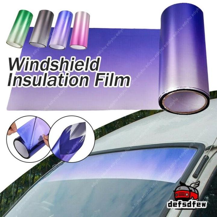 🔥【New Listing】🔥 Universal Car Windshield Sunshade Film Sticker 150 ...