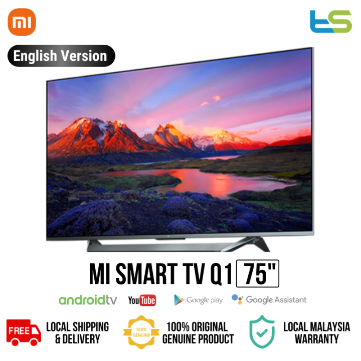 Xiaomi Mi TV Q1 75" Smart TV QLED 4K 120Hz Display Android 10 Built-in ...