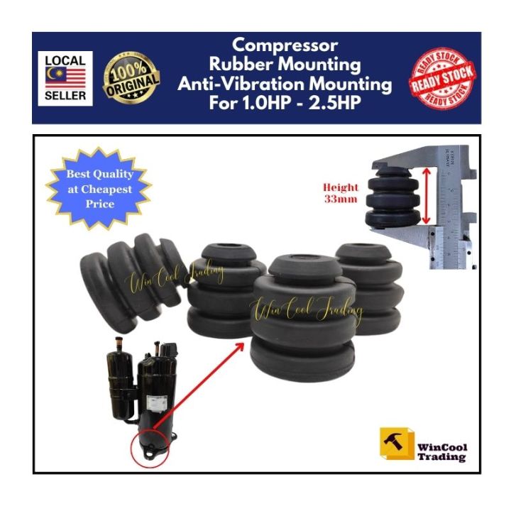 Compressor Rubber Mounting/Mounting Bush/Anti Vibration Rubber Mounting ...