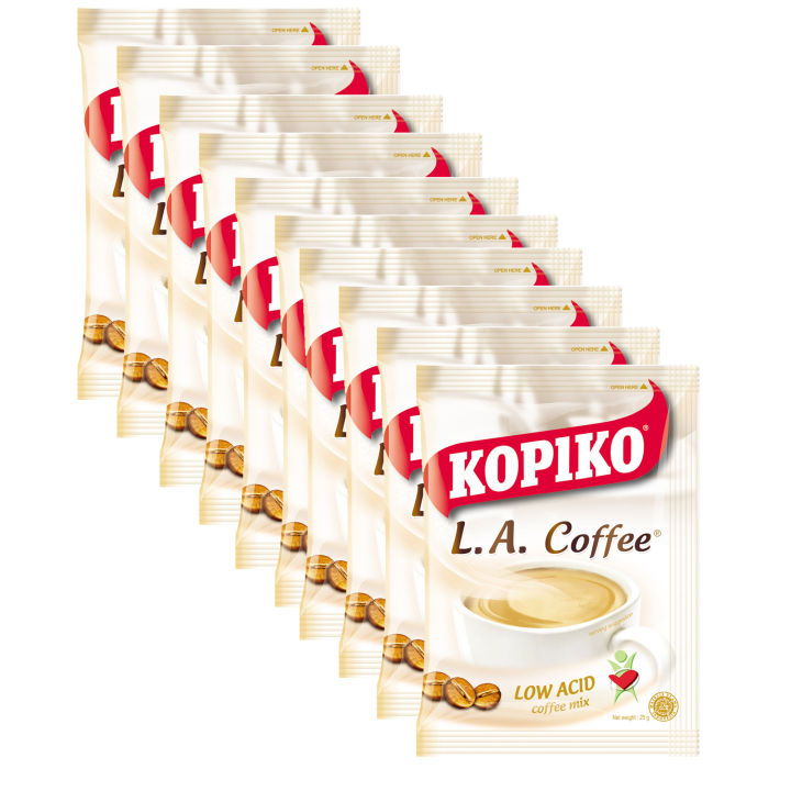 Kopiko L.A Coffee (Low Acid) Coffee Mix (25g x 10 sachet) | Lazada PH