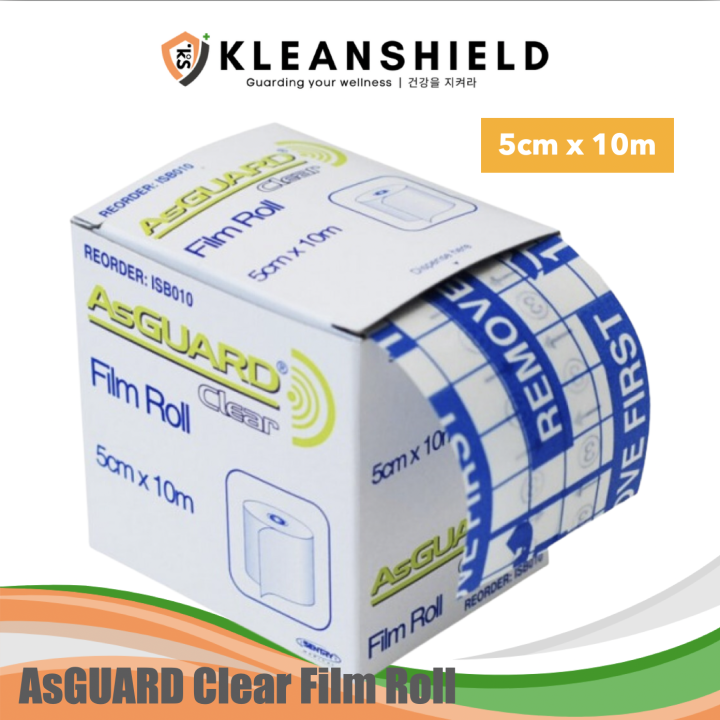 AsGUARD Clear Film Roll Dressing 5cmx10m, 1roll/box, Tegaderm Clear ...
