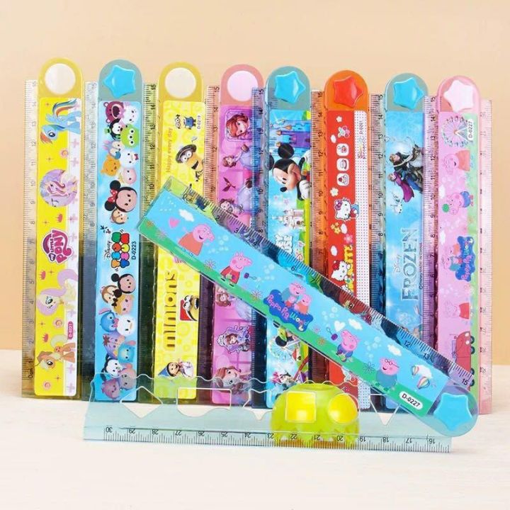 Folding Ruler 30cm Pembaris Lipat Cartoon Folding Ruler Foldable Ruler ...