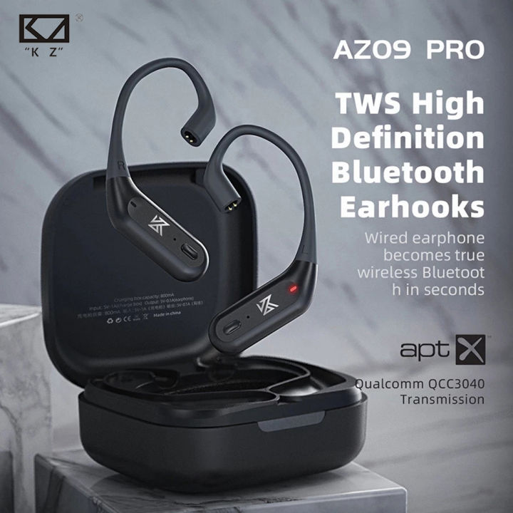 KZ AZ09 Pro Mô-đun Bluetooth Kèm Hộp Sạc True Tai Nghe Không Dây Cáp Bluetooth 5.2 Nâng Cấp Dây ...