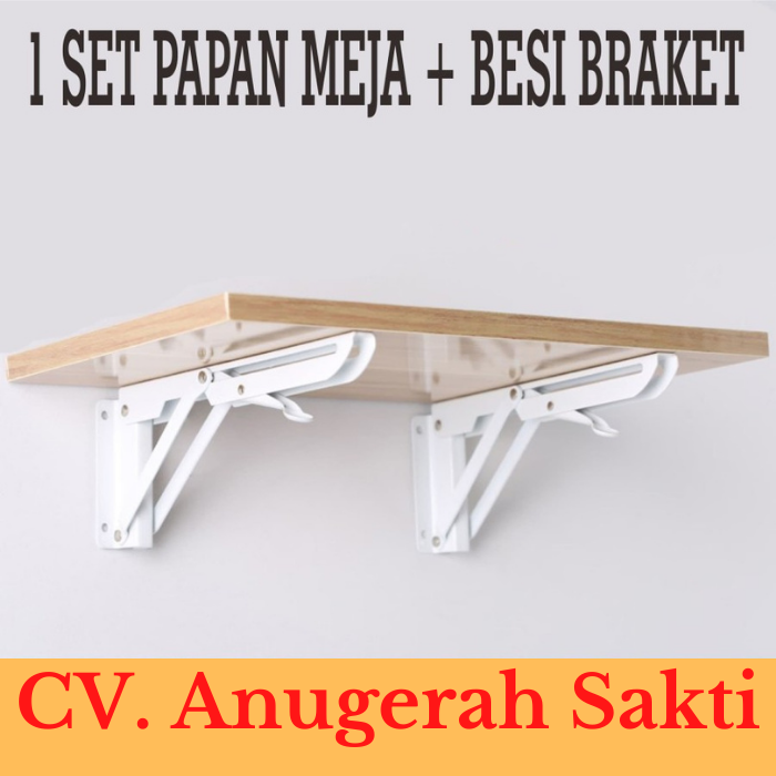 Meja Lipat Dinding / Meja Kerja / Meja Belajar / Meja Gaming/ Papan ...