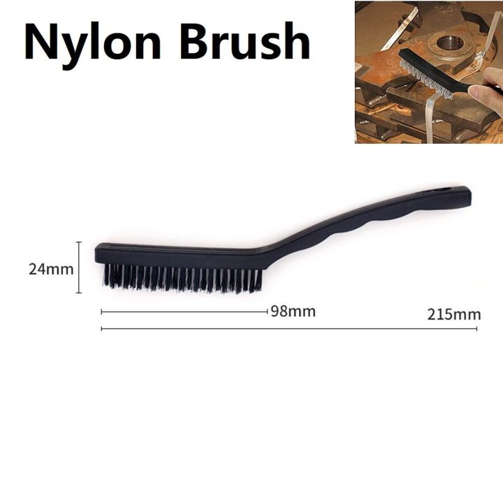 Multi Purpose Mini Wire Brush Set Rust Remover with Brass Nylon & Steel ...