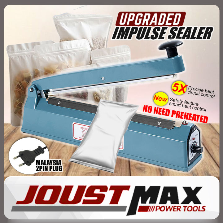 Plastic Impulse Sealer Machine Mesin Pengedap Plastik Makanan Plastic ...