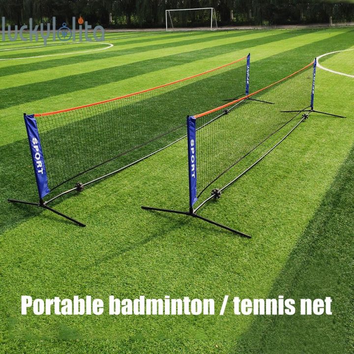 INT2 Portable Folding Standard Professional Badminton Net Volleyball Tennis Nets Mesh (only Net ...