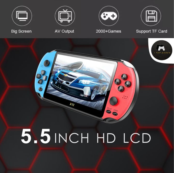 Portable 32 bit 8GB Screen X12 Handheld Video Game Console Console ...