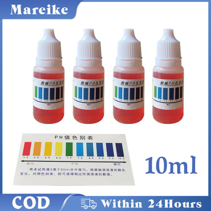 10ML PH Meter Solution for Test Acidity And Base Levels Of Water ...