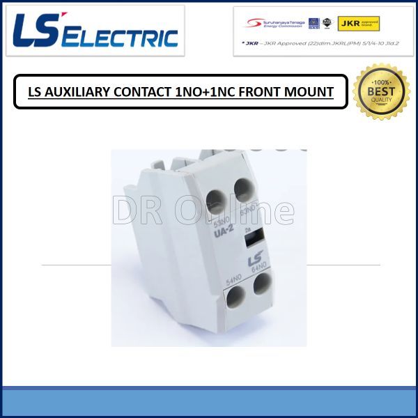 LS AUXILIARY CONTACT FRONT MOUNT ~ 1NC +1NO, (AU2) | Lazada
