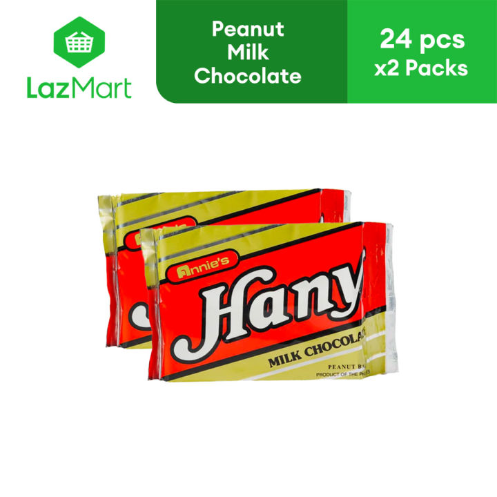 Annie's Hany Milk Chocolate Peanut Bars 200g 24s x 2 | Lazada PH