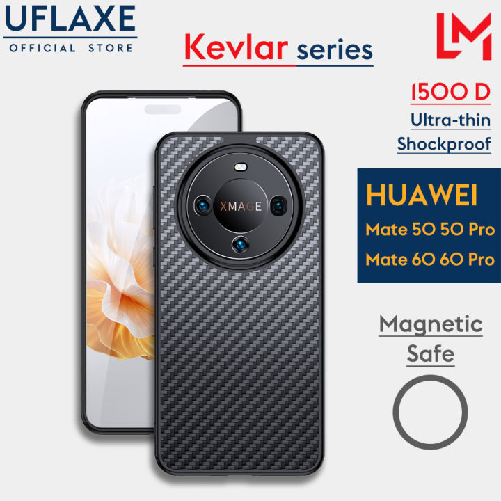 UFLAXE KEVLAR MagSafe เคสแข็งกันกระแทกสำหรับ Huawei Mate 50 / Mate 50 Pro / Mate 60 / Mate 60 ...