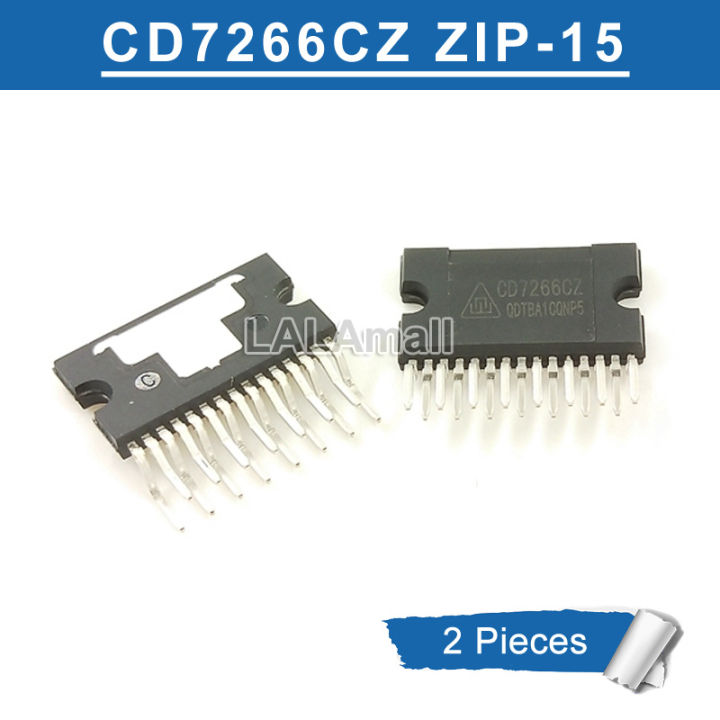 2ชิ้น CD7266CZ ซีดี7266 CZ ZIP-15สามารถแทนที่คู่ TDA7266SA ชิปวงจร ...